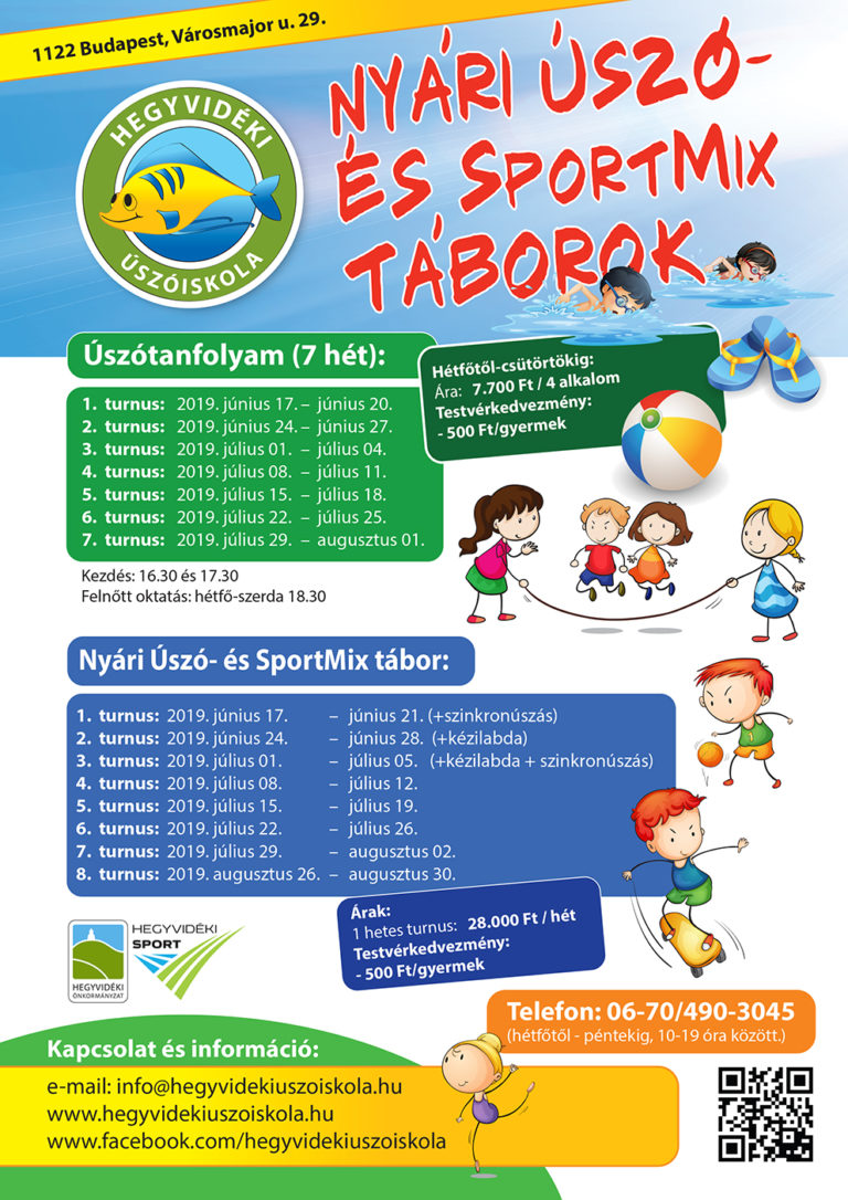 A nyár még csak most kezdődik! – Hegyvidéki Sportközpont és Tanuszoda A nyár még csak most kezdődik! – Hegyvidéki Sportközpont és Tanuszoda